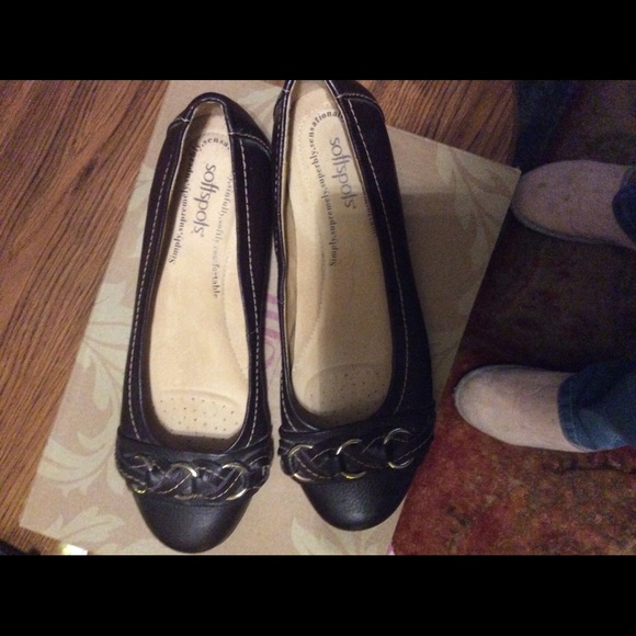 Softspots | Shoes | Braided Detail Leather Flats Nwob | Poshmark